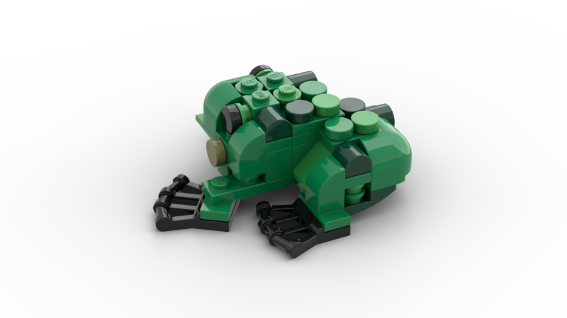 LEGO MOC Frog by OwlClicker | Rebrickable - Build with LEGO