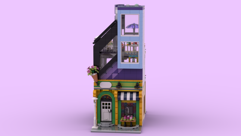 LEGO MOC Downtown Flower Store Modular Building by lego_modular ... LEGO MOC Downtown Flower Store Modular Building by lego_modular ...