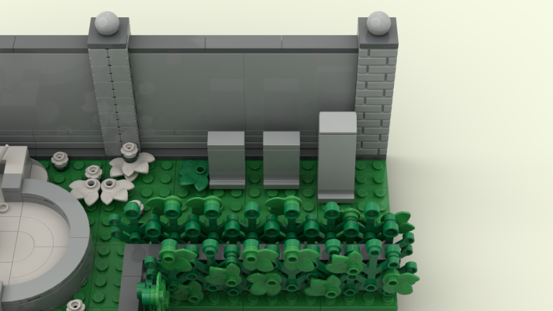 LEGO MOC-200094 X-Mansion Courtyard Expansion Version 1 by Kuragari1 ...