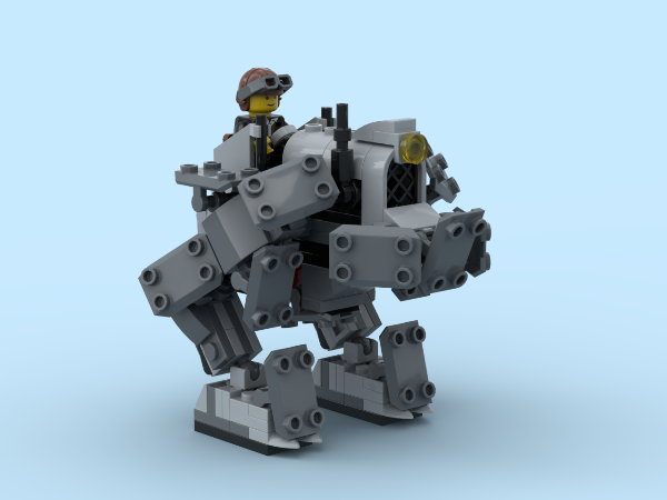 LEGO MOC-191264 Dieselpunk Light Scout Mech by tingdrason | Rebrickable ...