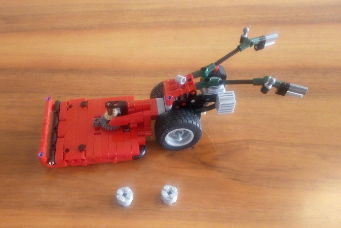 LEGO MOC Small Single-Axle Tractor by Larsagri | Rebrickable - Build ...