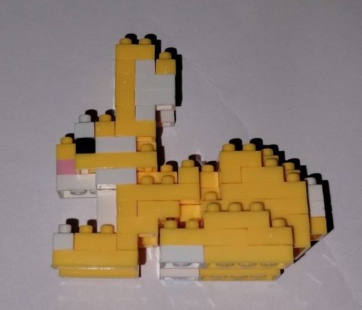 LEGO MOC Yellow Rabbit by Space_Steave | Rebrickable - Build with LEGO