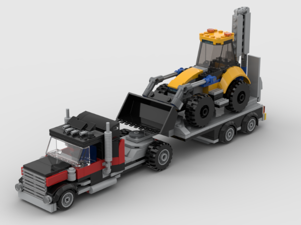 LEGO MOC Peter Truck Loader Trailer by pedroportelaneto | Rebrickable ...