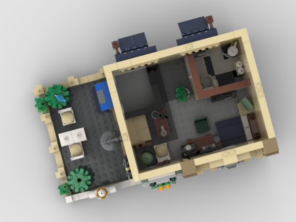LEGO MOC-176227 LP shop & Live streaming studio, Lego 10278 Alternate ...