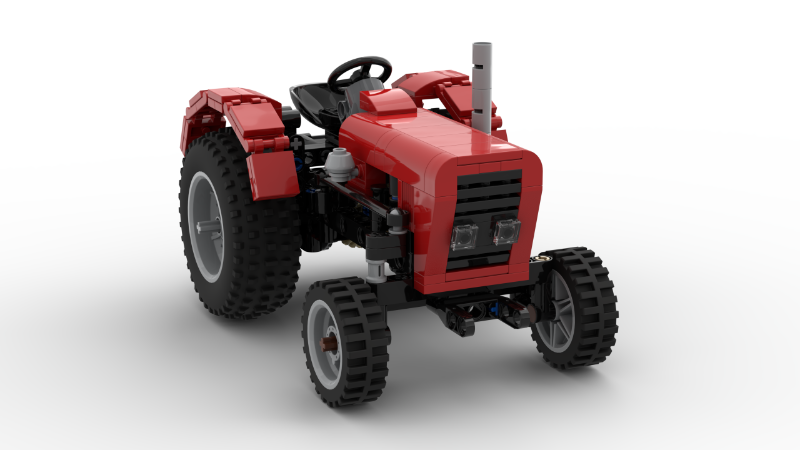 LEGO MOC-169171 Old Tractor MOC by DaanBrickProjects | Rebrickable ...
