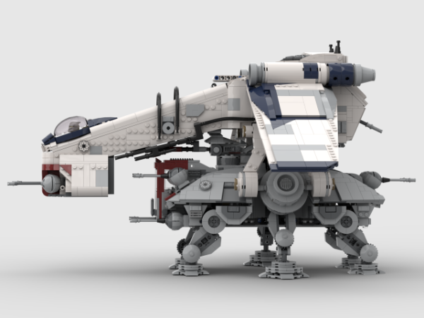 LEGO MOC Republic Dropship V2 (Works with 2008, 2013, AND 2022 AT-TEs ...