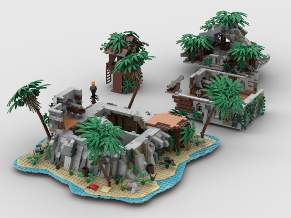LEGO MOC Pirate Rock by Moc_Fever | Rebrickable - Build with LEGO