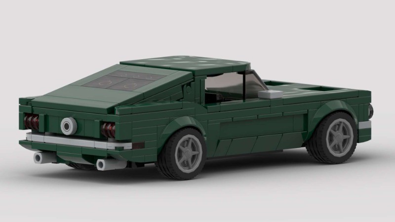 LEGO MOC Steve McQueen's Ford Mustang GT from Bullitt by Legolink123 ...