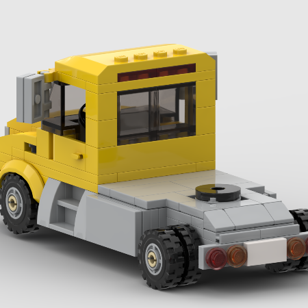 LEGO MOC Day cab semi truck by CrazyCreeper39 | Rebrickable - Build ...