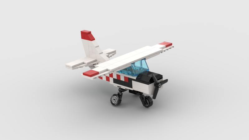 LEGO MOC-150815 Cessna 152 by ThatPilotBoy | Rebrickable - Build with LEGO
