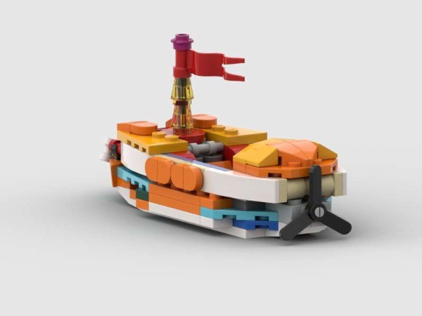 LEGO MOC-203626 40593 Motor Dinghy by dLegooo | Rebrickable - Build ...
