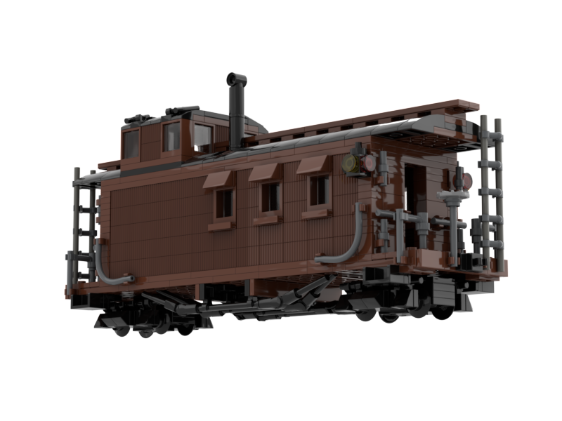LEGO MOC-222690 D&RGW Narrow Gauge Caboose by SteamedUpBricks ...