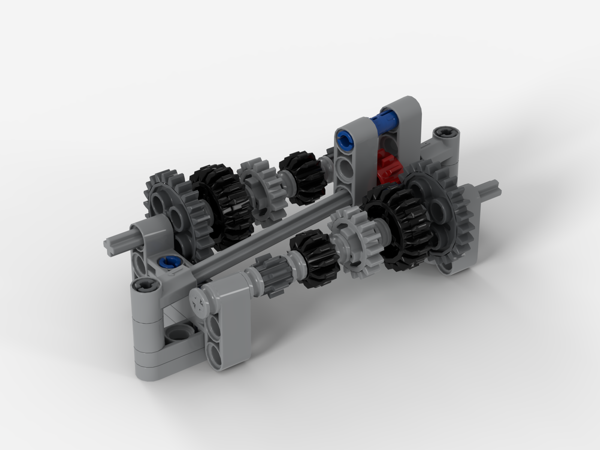 LEGO MOC Compact 5-Speed Gearbox by Dubby | Rebrickable - Build with LEGO