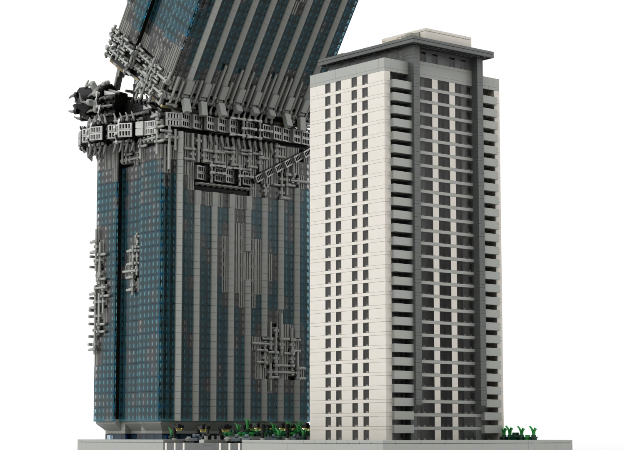 LEGO MOC Skyscraper Collapse REFURBISHED by CavityBricks | Rebrickable ...