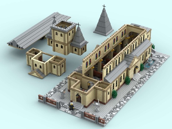 LEGO MOC St. Mary's Church by zsobricks | Rebrickable - Build with LEGO