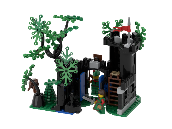LEGO MOC Forest Fortress from 100% of 40567 by sebbl | Rebrickable ...