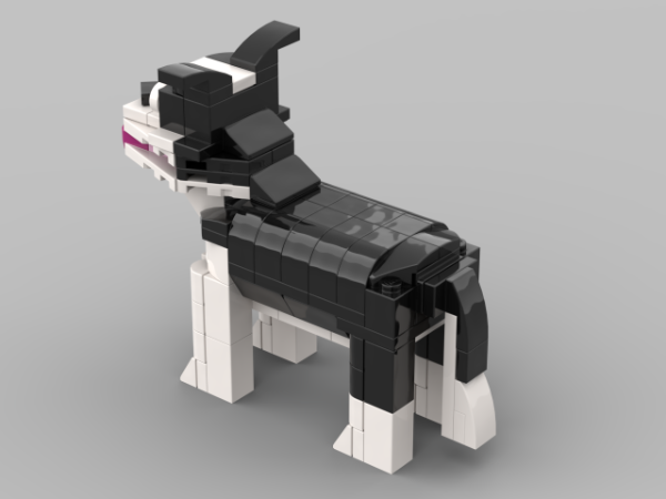 LEGO MOC Border Collie black & white by Sanvan | Rebrickable - Build ...