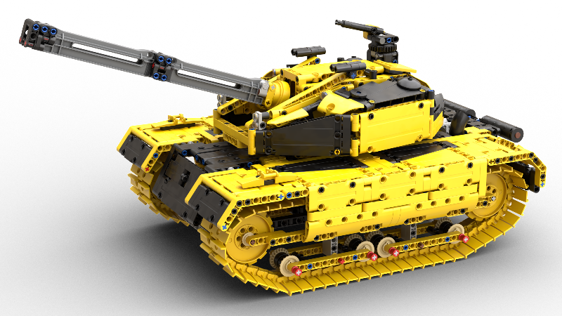 LEGO MOC Tank D11 by Draxtax | Rebrickable - Build with LEGO