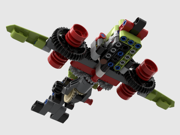 LEGO MOC Jet Plane_42102 by Raptor9889 | Rebrickable - Build with LEGO