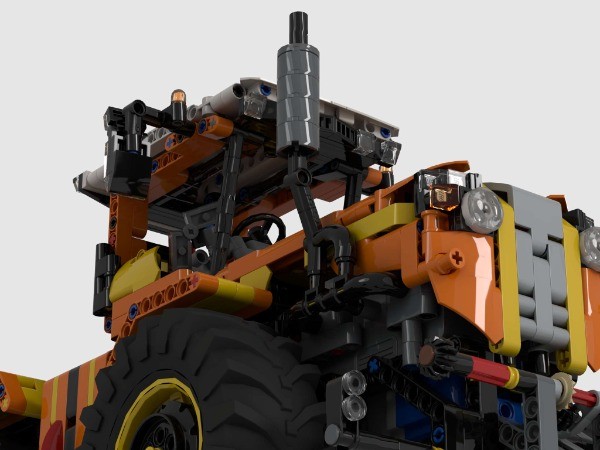 LEGO MOC-182648 Heavy Duty Farm Tractor (42054 Mod) + Smart Hub by ...