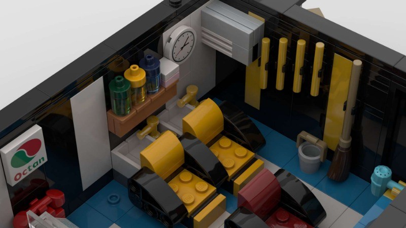 LEGO MOC Barber Shop: Fabio's by DottorCost | Rebrickable - Build with LEGO