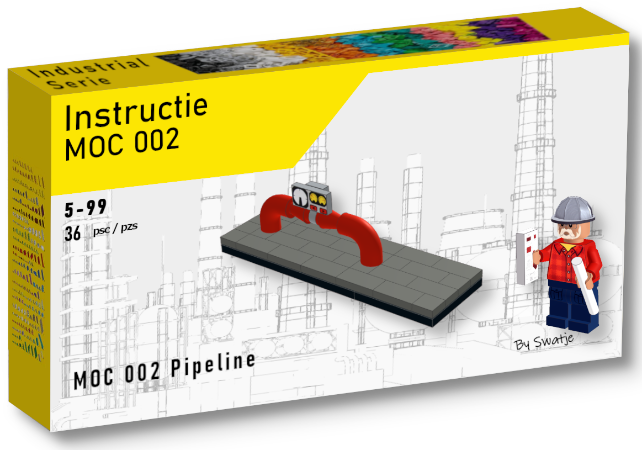 LEGO MOC MOC 002 Pipeline with Controller by Swatje | Rebrickable - Build with LEGO