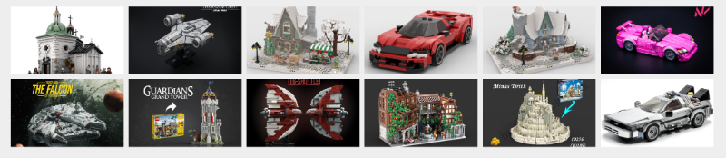 LEGO MOC 2025 Ferrari F80 by KineticKit | Rebrickable - Build with LEGO