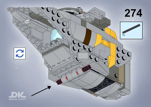 LEGO MOC-207735 Chibi Razor Crest by Darth_Kotiy | Rebrickable - Build ...