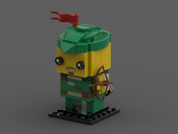 LEGO MOC Forestman Brickheadz by PolarBrix | Rebrickable - Build with LEGO