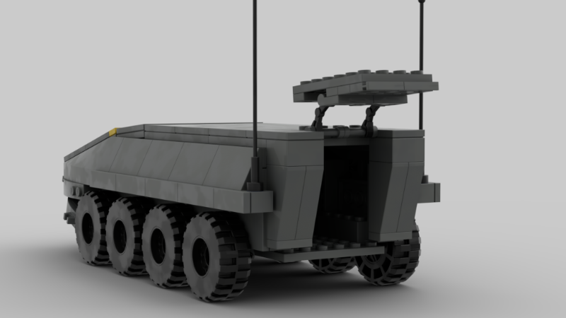 LEGO MOC Futuristic APC (stock) by Futurism_Lego | Rebrickable - Build ...