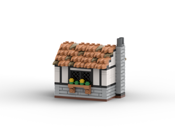 LEGO MOC-139130 Medieval Small House Compatible with Lion Knight Castle ...