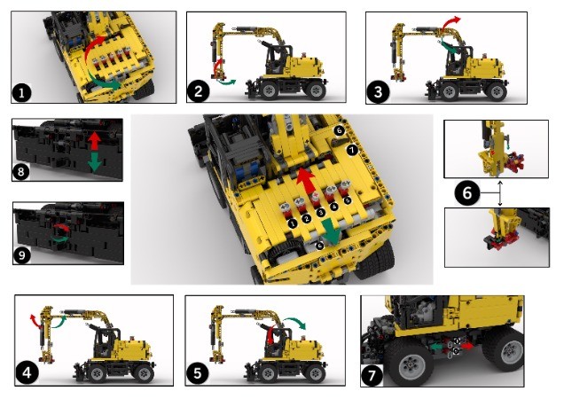 LEGO MOC Cat m 317 f excavator in 1:16 scale technic style by lones ...