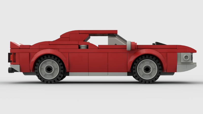 LEGO MOC-161550 Muscle car by 蓝呱呱呱呱 | Rebrickable - Build with LEGO