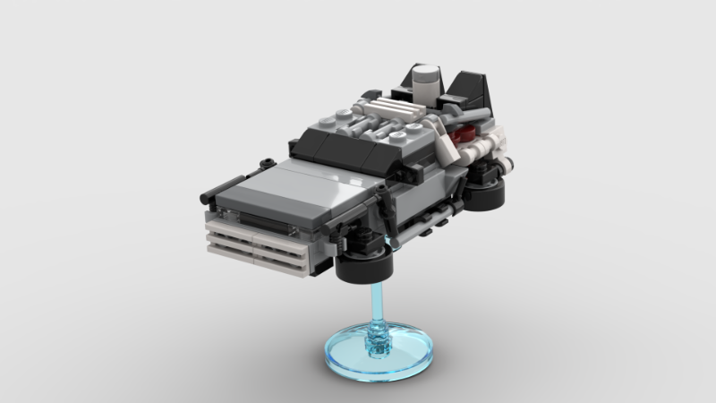 LEGO MOC-160847 Mini Delorean Time Machine- 3 in 1 MOC by DadBricks ...