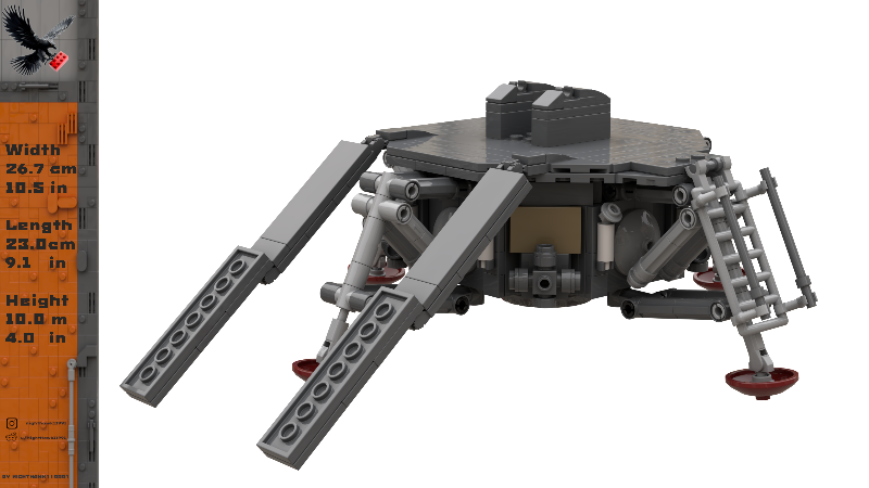 LEGO MOC LZM with LEK Lunokhod by NightHawk11991 | Rebrickable - Build ...