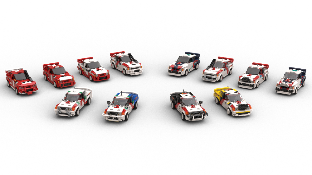 LEGO MOC Mitsubishi Galant'92-GERMANY Rally 1992 / Weber's Galant VR-4 ...