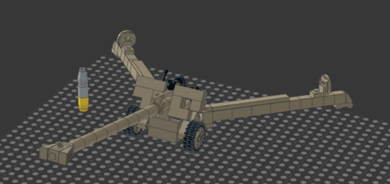 LEGO MOC 1:35 Msta-B 152mm Soviet towed howitzer by Military_Man ...