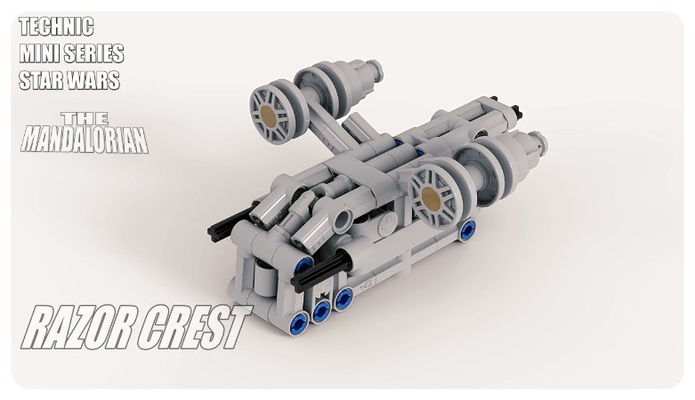 LEGO MOC TECHNIC mini RAZOR CREST by pins_n_liftarms | Rebrickable ...