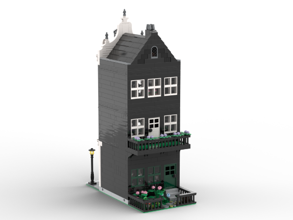 LEGO MOC Modular canal house by ispaapen | Rebrickable - Build with LEGO