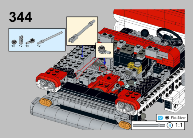 LEGO MOC Chevrolet Apache 1958 (Red version) by syzygy87 | Rebrickable ...