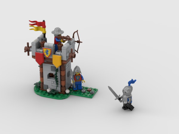 LEGO MOC Knight's Outpost by Duckiequackers | Rebrickable - Build with LEGO