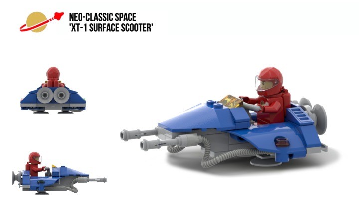 LEGO MOC XT-1 Surface Scooter by slackerbricks | Rebrickable - Build ...