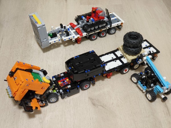 LEGO MOC Mini scania truck and steering trailer by garyyip ...