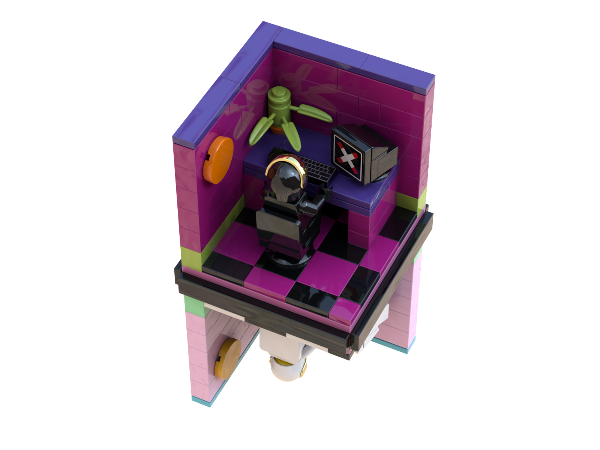 LEGO MOC Transcendent Cubicles by swingline | Rebrickable - Build with LEGO