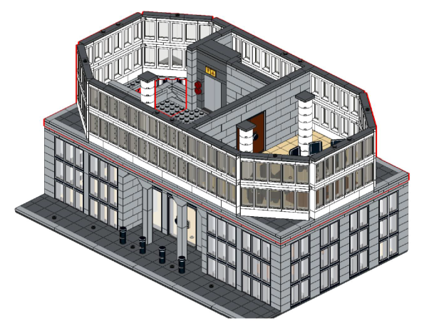 LEGO MOC Additional Top Floor for Metlife Building 48 x 32 by AVusion ...