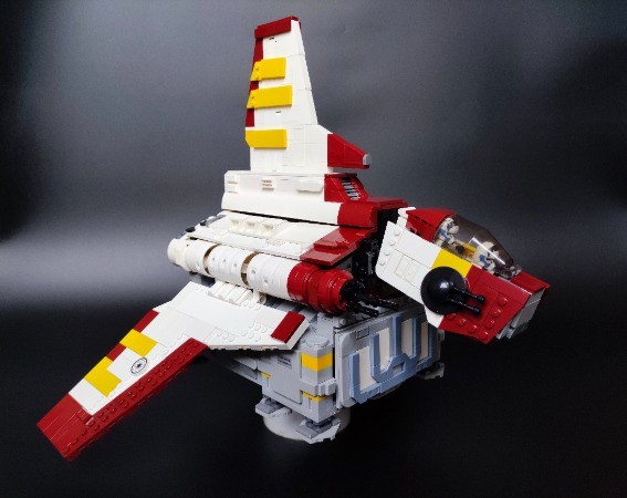 LEGO MOC RHO-class transport shuttle by LeslieLee | Rebrickable - Build ...