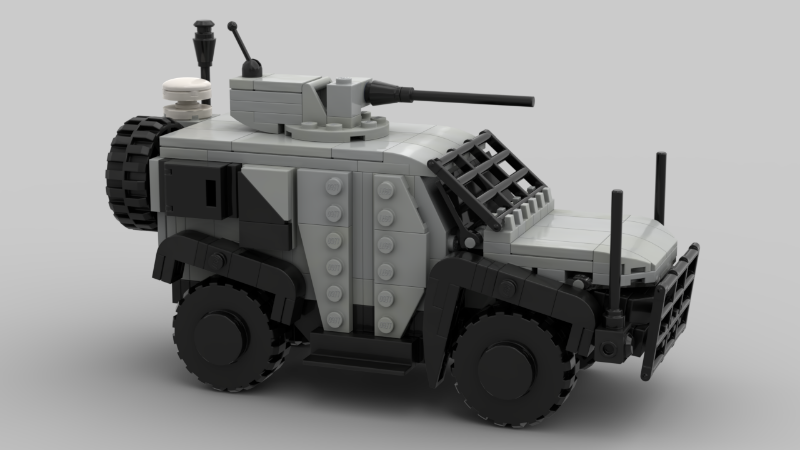 LEGO MOC Futuristic Military JLTV by Futurism_Lego | Rebrickable ...