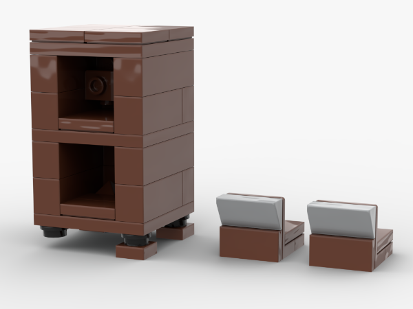 LEGO MOC-168366 Wonky File Cabinet by CatWillSCRATCH | Rebrickable ...