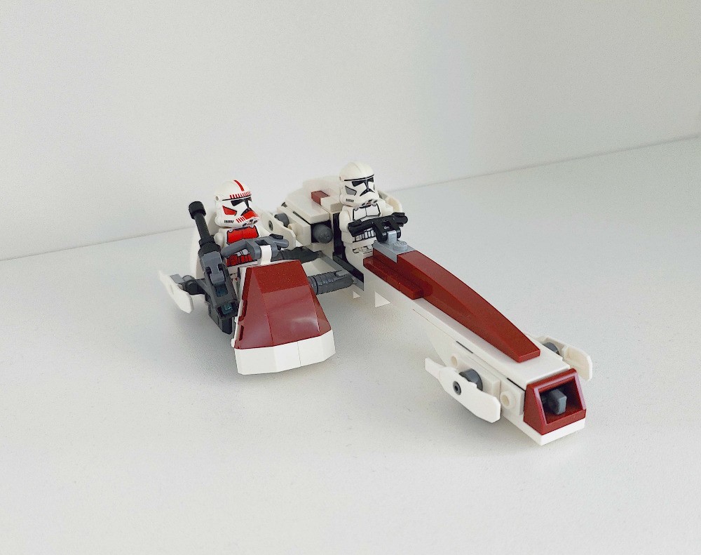 LEGO MOC-227511 Barc Speeder with Sidecar Moc Build 75378 Barc Speeder ...