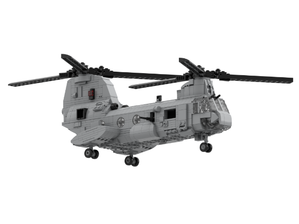 LEGO MOC CH-46 Sea Knight Helicopter Instructions by ModernBrix ...